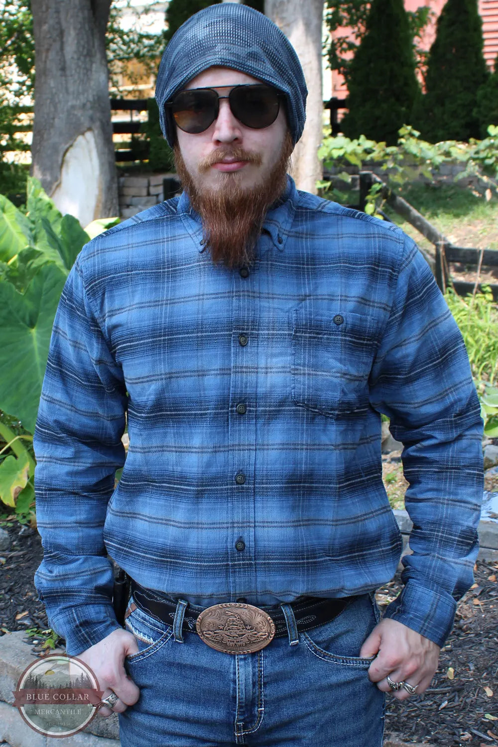 Button Down Plaid Corduroy Shirt NRM6398